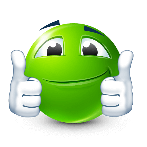 Double Thumbs Up Green Emoji - Freaky Emoji